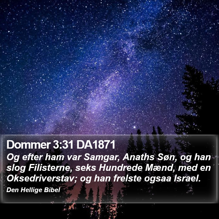 Dommer 3 Bible Images - Dommer Chapter 3 DA1871 Bible Verse Pictures