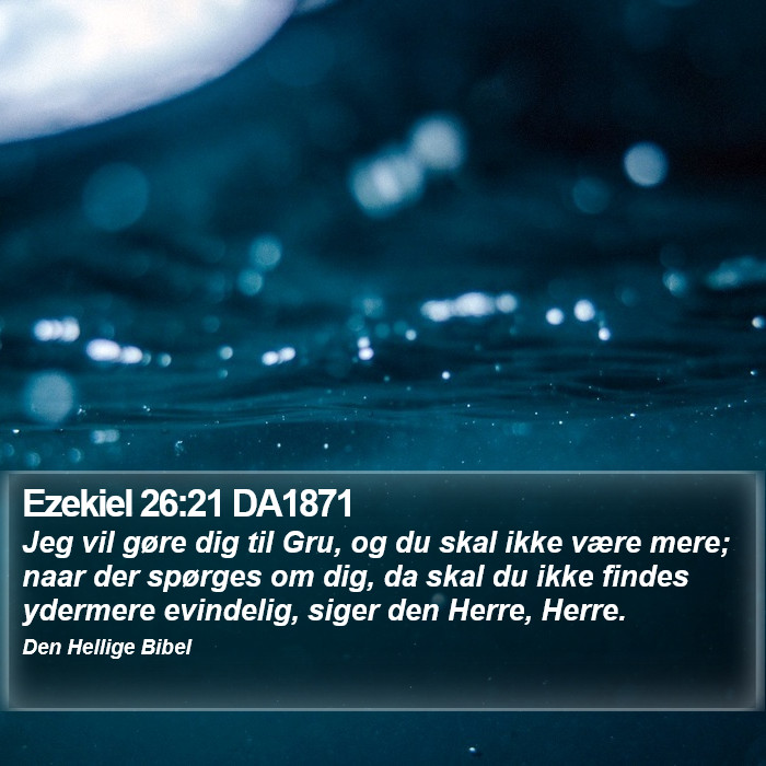 Ezekiel 26 Bible Images - Ezekiel Chapter 26 DA1871 Bible Verse Pictures