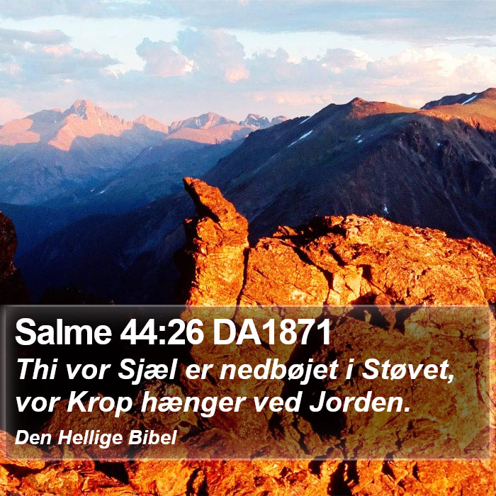 Salme 44 Bible Images - Salme Chapter 44 DA1871 Bible Verse Pictures